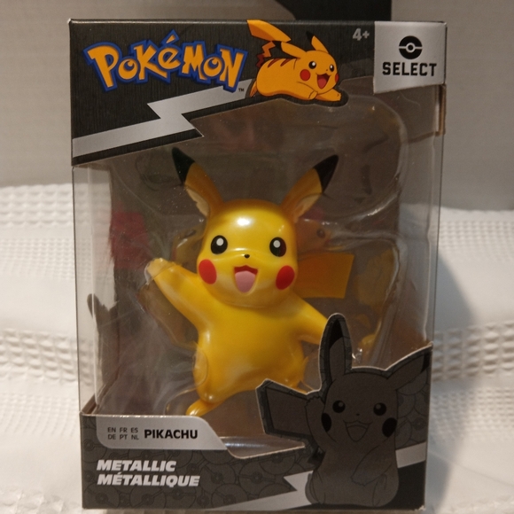 Jazwares | Toys | Pokemon Select Series Pikachu Metallic | Poshmark